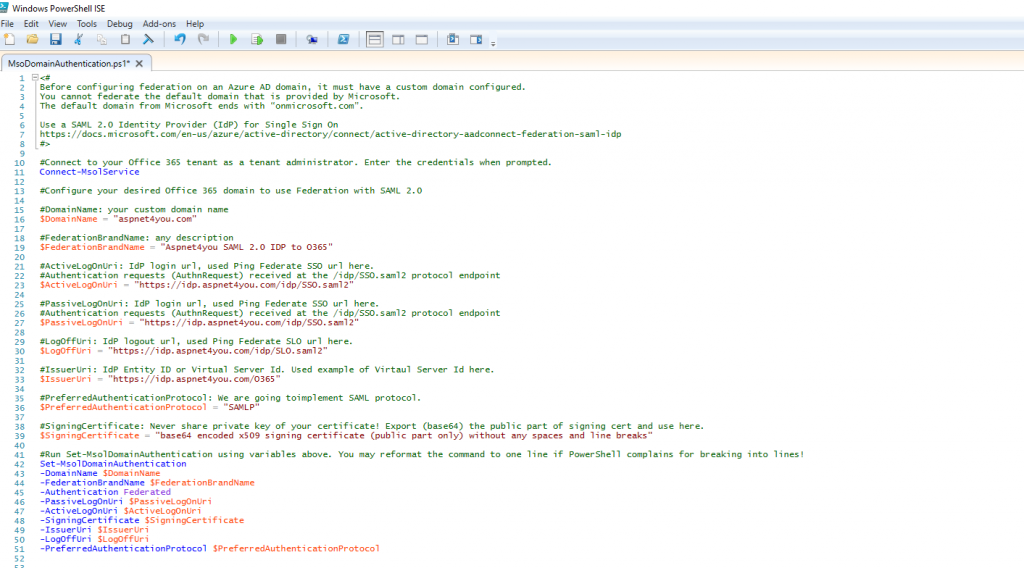 Ping Federate- SAML/Federated SSO to Office 365 – Blogs at Aspnet4you