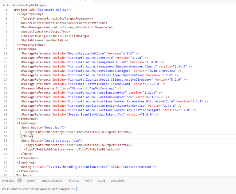 Upgrade Azure Function App From Net Core 31 To Net8 Isolated Worker