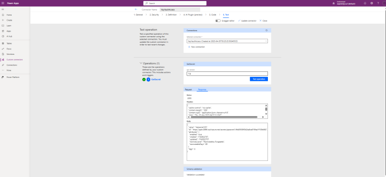 How to use Power Platform Custom Connector to Retrieve Secrets from Azure Key Vault using OAuth ...